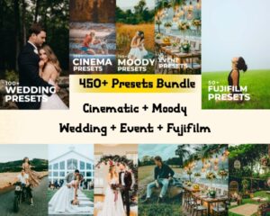 500+ Occasional Combo Presets (Cinematic + Moody + Wedding + Event ...